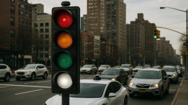 It’s official—traffic lights with four colors – Everything Else ...